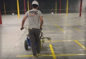 Warehouse Floor Striping - ASG Services