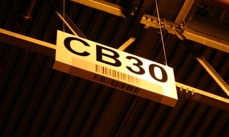 Retro Reflective Rack Labels - Long Range Scanning