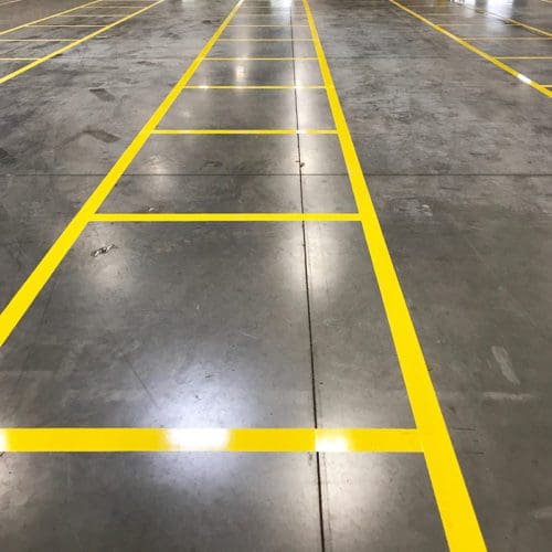 Warehouse Floor Tape, Striping Tape and OSHA Floor Marking