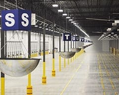 Warehouse Aisle Signs for Pallet Rack Aisle Numbering