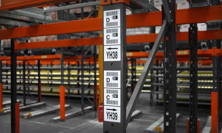 Multi-Level Rack Labels for Location ID - ASG Services