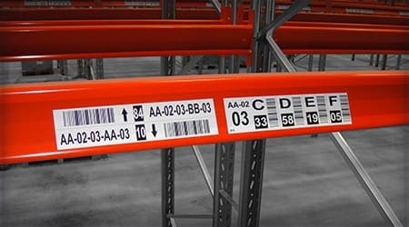 Multi-Level Rack Labels for Location ID - ASG Services