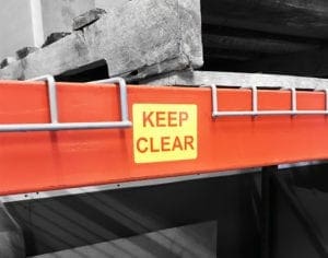 Flue Space Labels for Pallet Racking - ASG Services