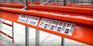 Warehouse Pallet Rack Location Labels - ASG Services