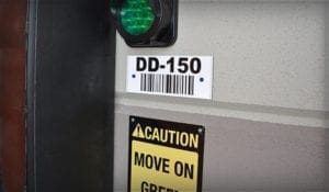 Warehouse Dock Door Signs and Barcode Signs