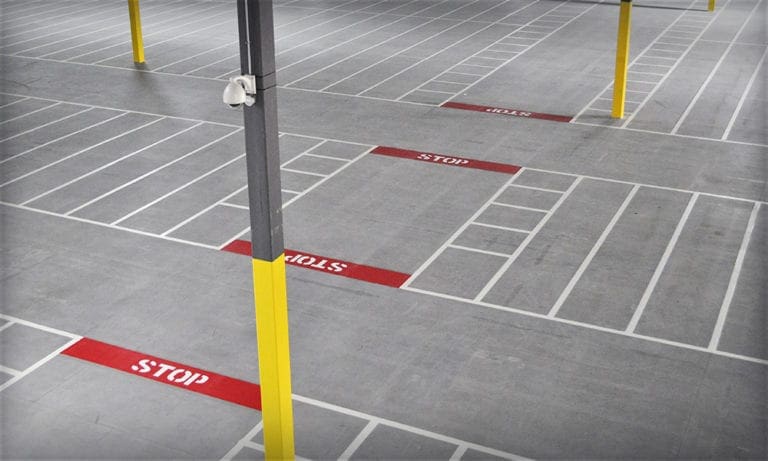 Warehouse Striping and Durable Floor Coating and Striping