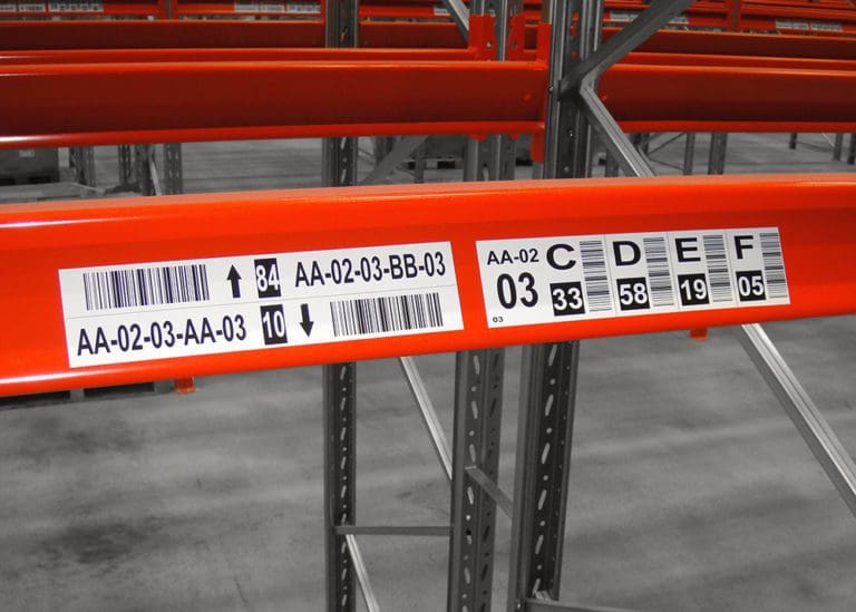 Types of Rack Labels - ASG Services